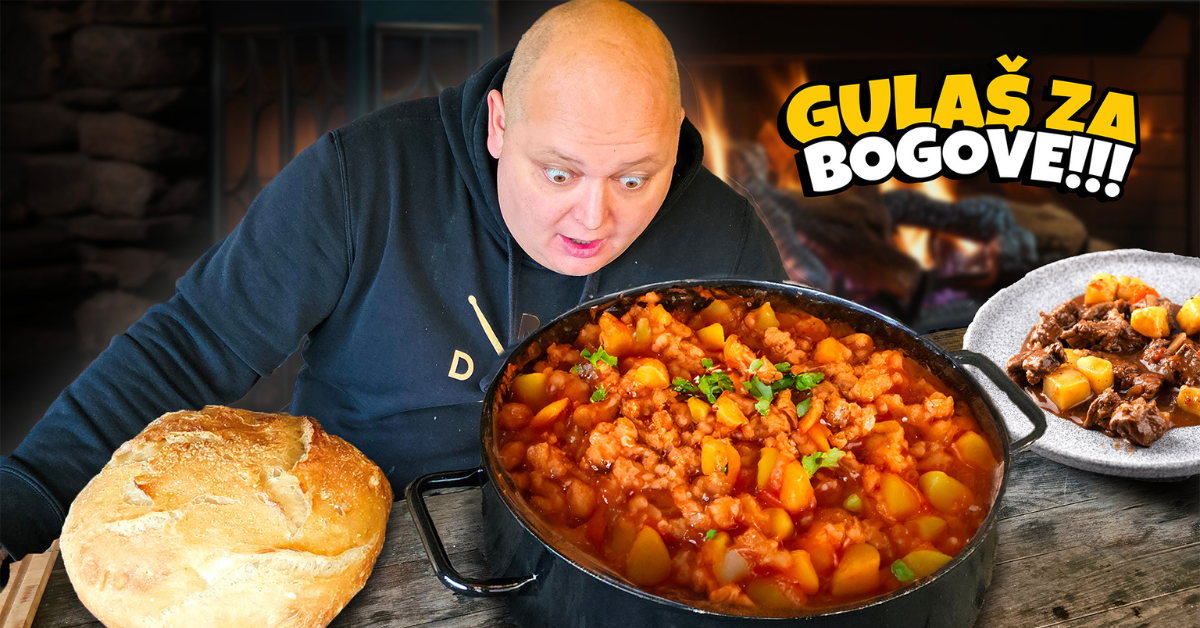 Fatman Chef: Recept za gulaš i pečenje kruha u kamadu